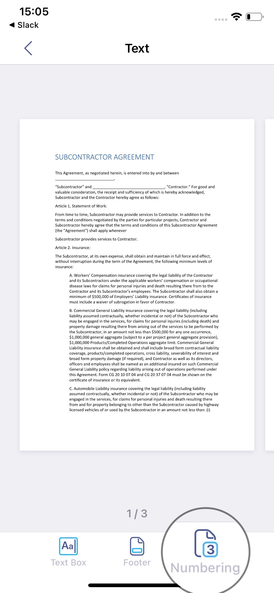 Add Page Numbers to PDF for Free on Your Mobile: The Easiest Method - iScanner