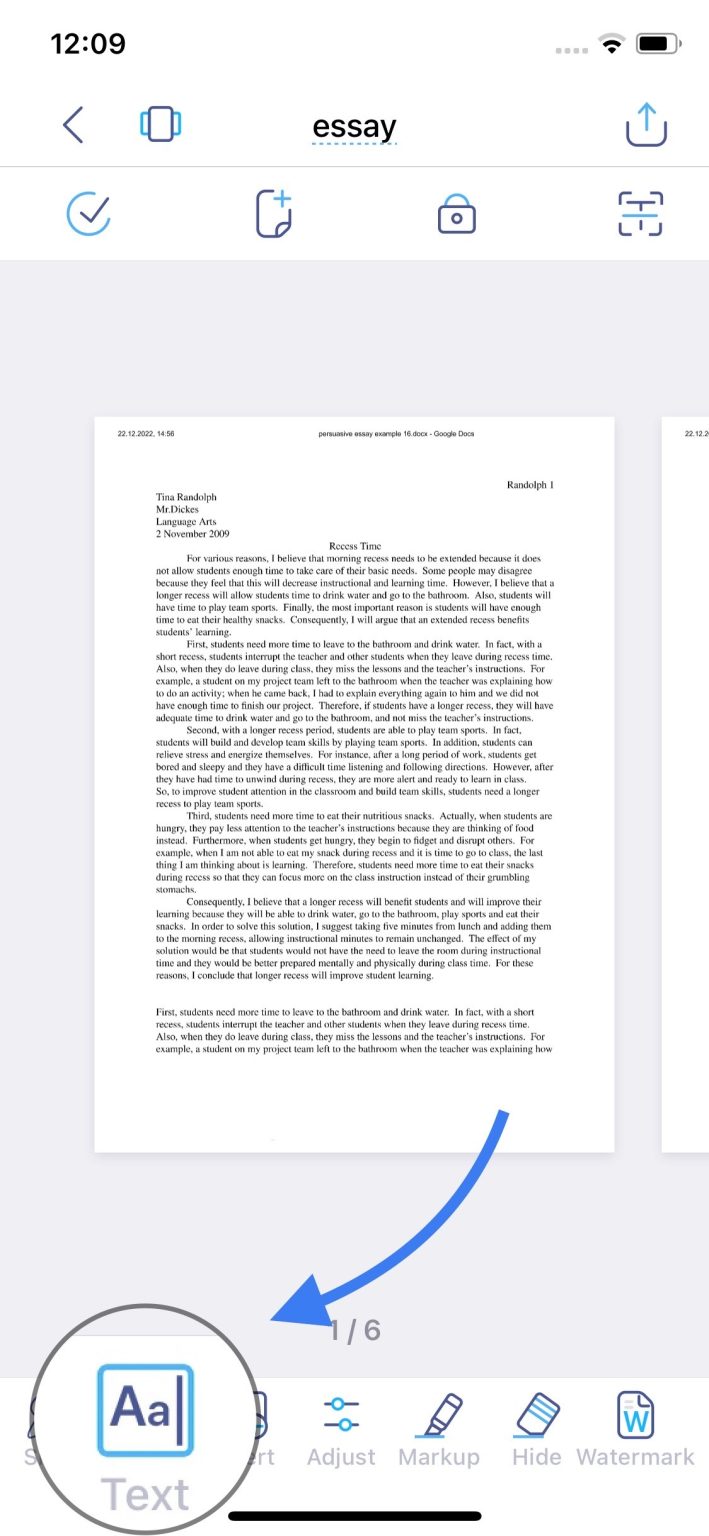 How to Add Footers to PDFs on a Mobile Phone - iScanner