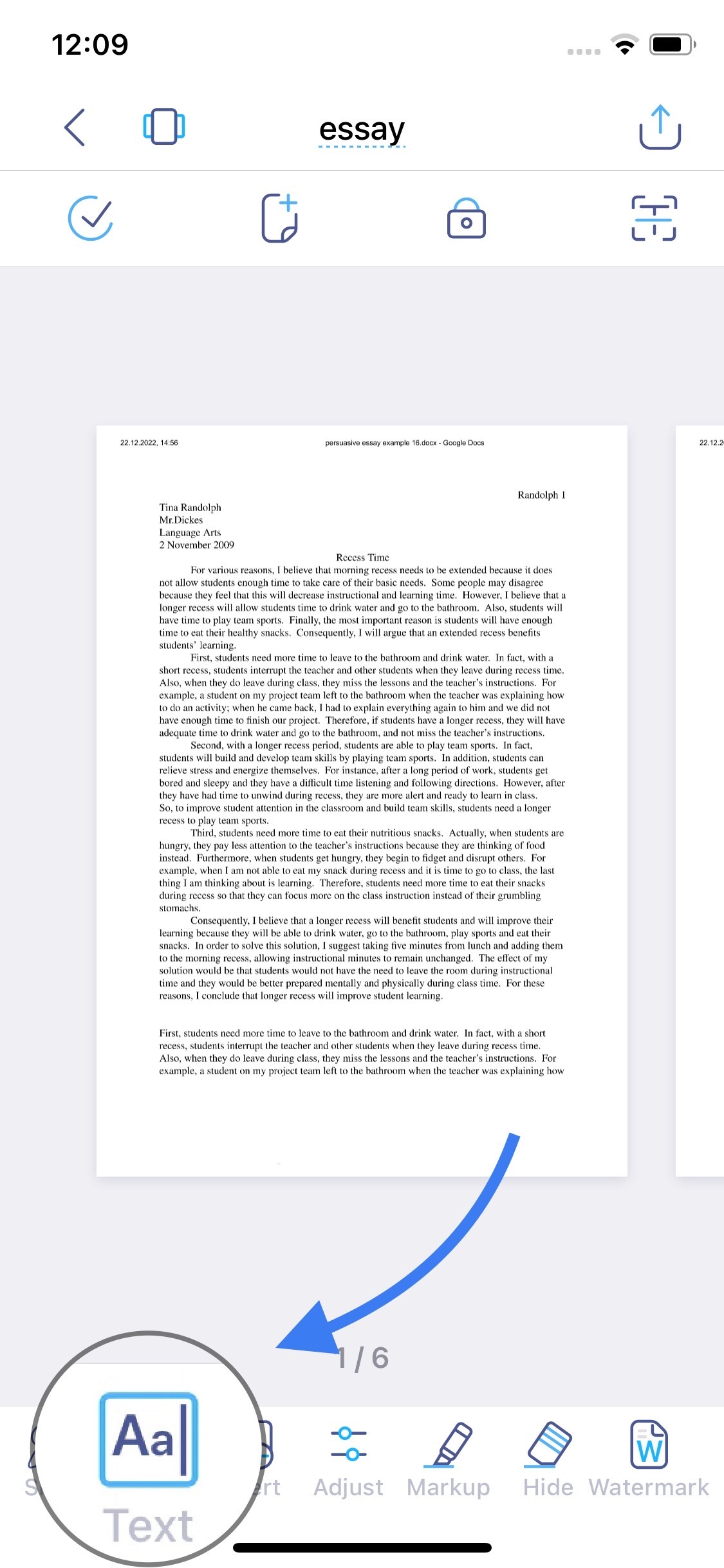 How to Add Footers to PDFs on a Mobile Phone - iScanner