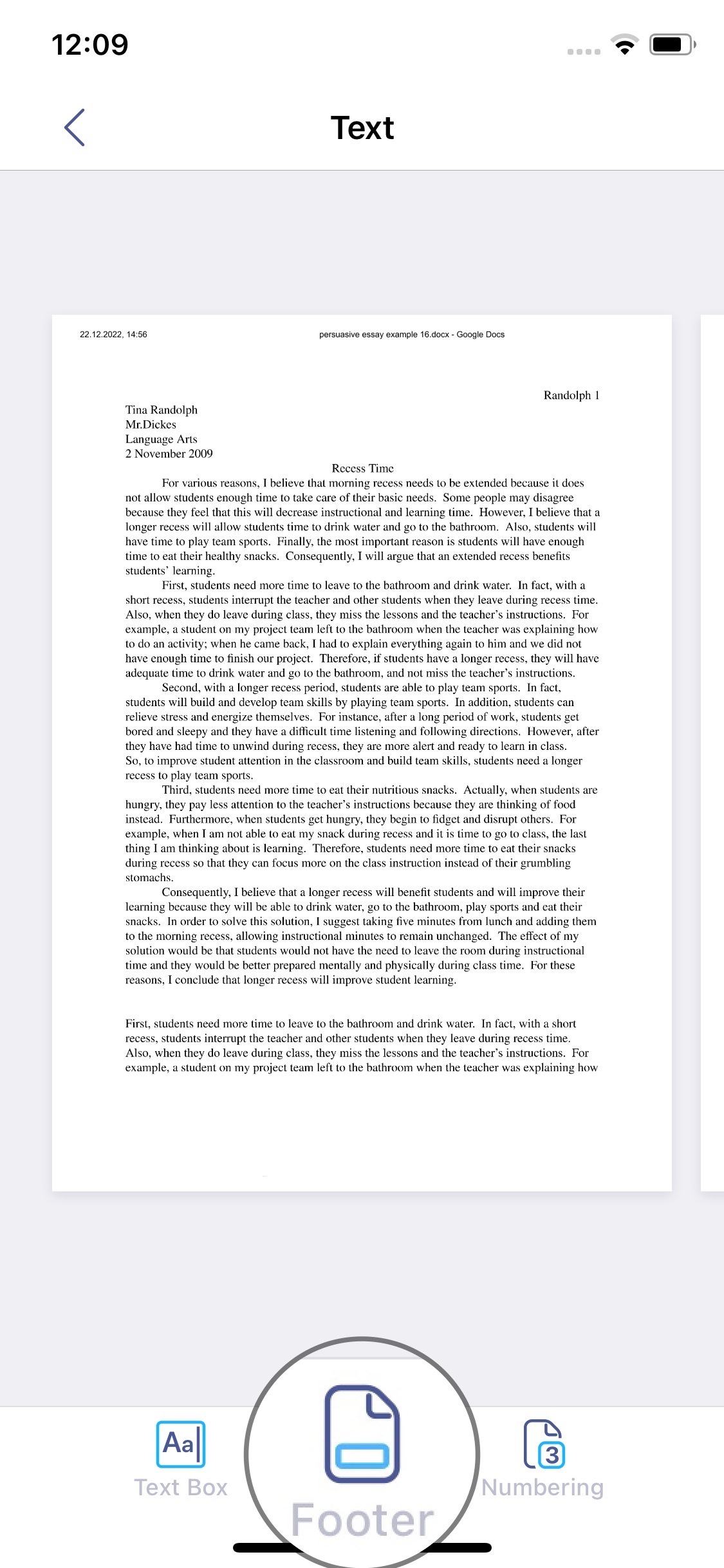 How to Add Footers to PDFs on a Mobile Phone - iScanner