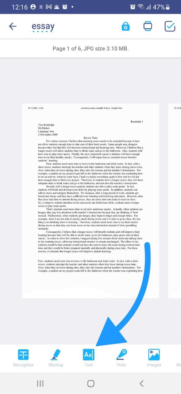 How to Add Footers to PDFs on a Mobile Phone - iScanner