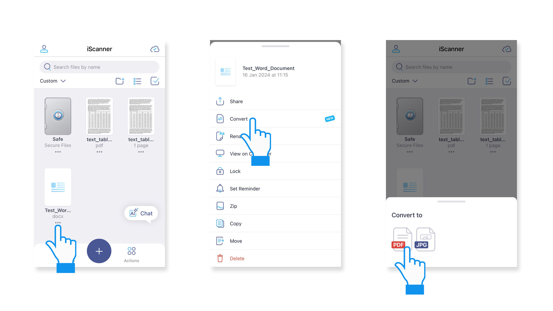 How to Convert Word to PDF in the Blink of an Eye - iScanner
