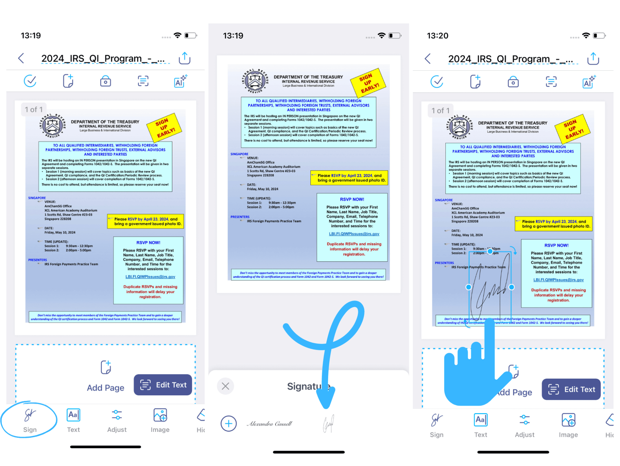 How to Sign a Document Sent by Email - iScanner