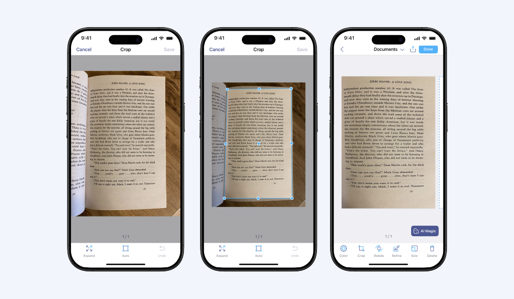 How to Crop a Scanned Document on Phone, Mac, or PC - iScanner